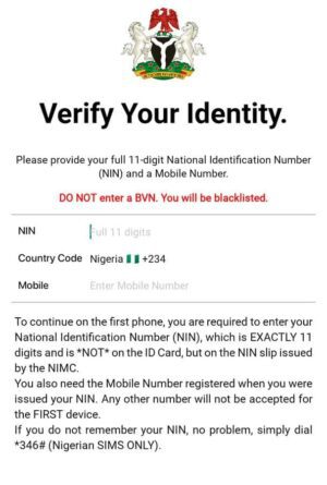 How to Get Nigerian Digital National ID card Via NIMC Mobile App